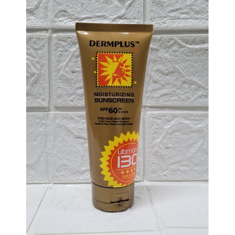 DERMPLUS MOISTURIZING SUNSREEN SPF60 FOR FACE & BODY ULTIMATE130 (100ml ...