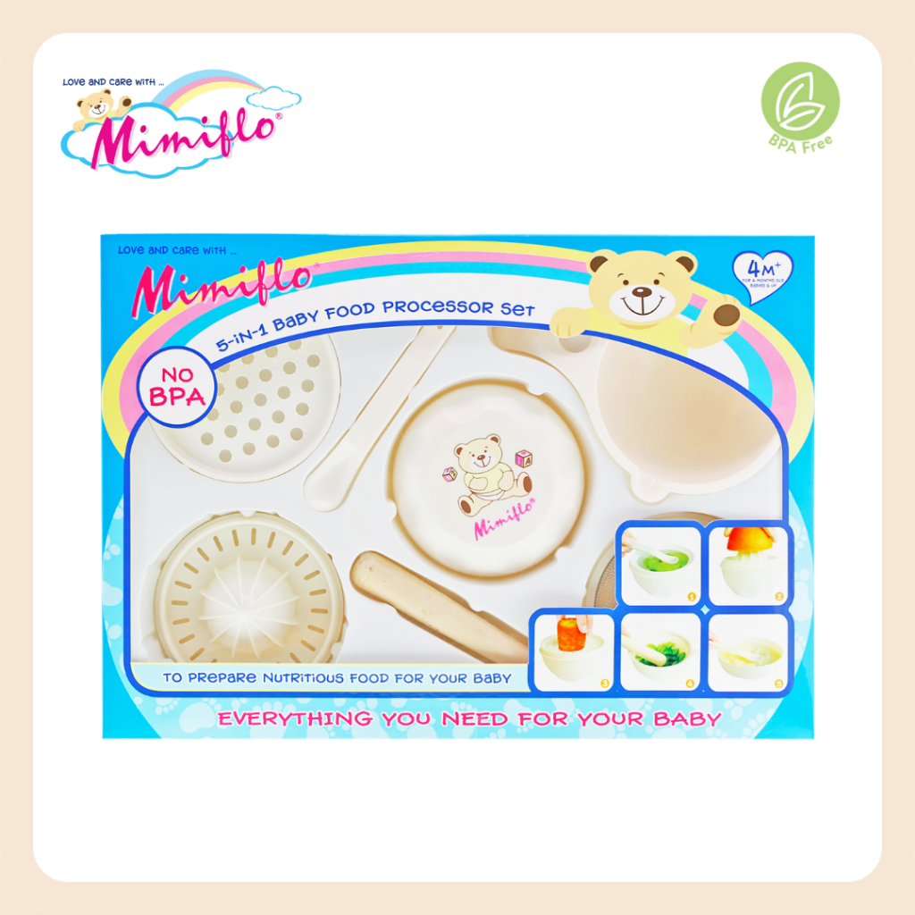 Mimiflo 888 5 In 1 Baby Food Processor Set | Shopee Philippines