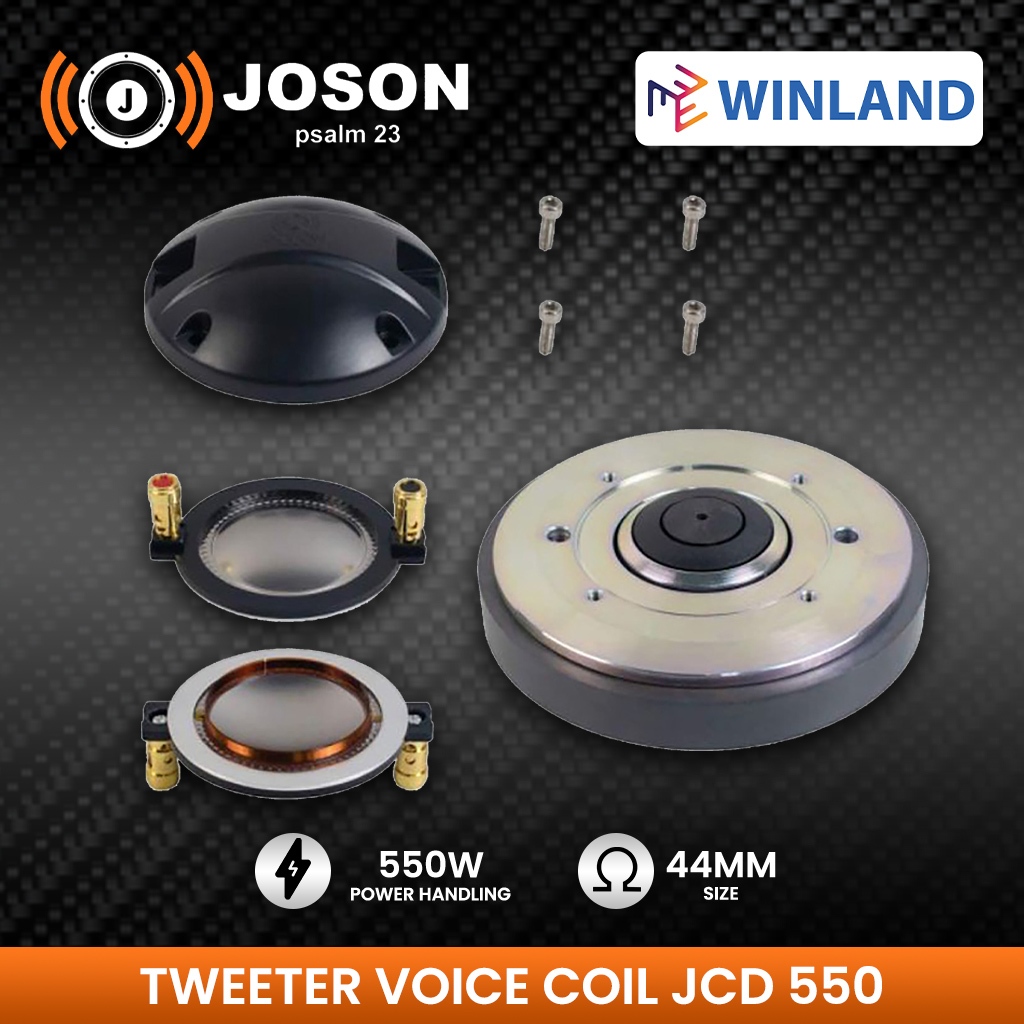 Joson by Winland 1pc JCD550 550 Watts Tweeter Driver Unit with FREE ...