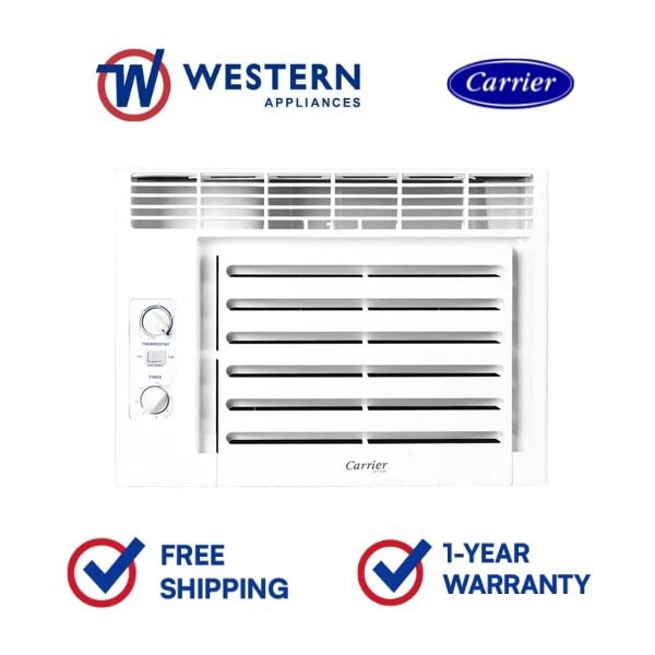 Carrier 1.0hp Optima Green, Window Type Air Conditioner WCARZ010EC1 ...
