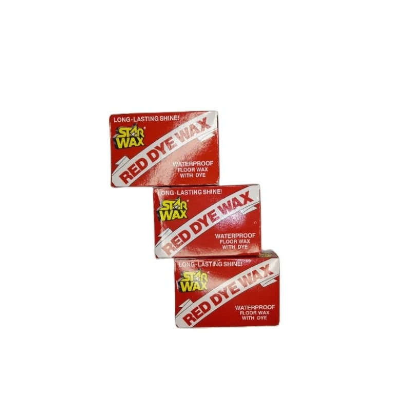 STARWAX RED DYE FLOORWAX FOR LONG-LASTING FLOOR SHINE ( 3 X 180 GRAMS ...