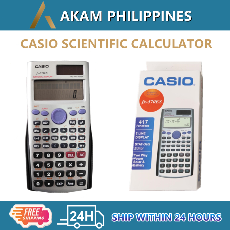 Casio Scientific Calculator FX-570ES Student Function Scientific ...