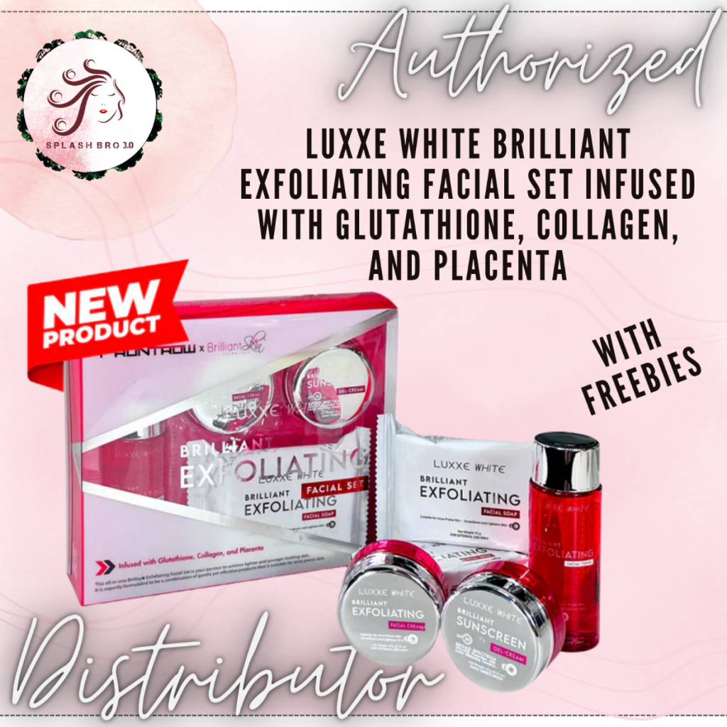 Brilliant / Frontrow Exfoliating Facial Set infused with Glutathione ...