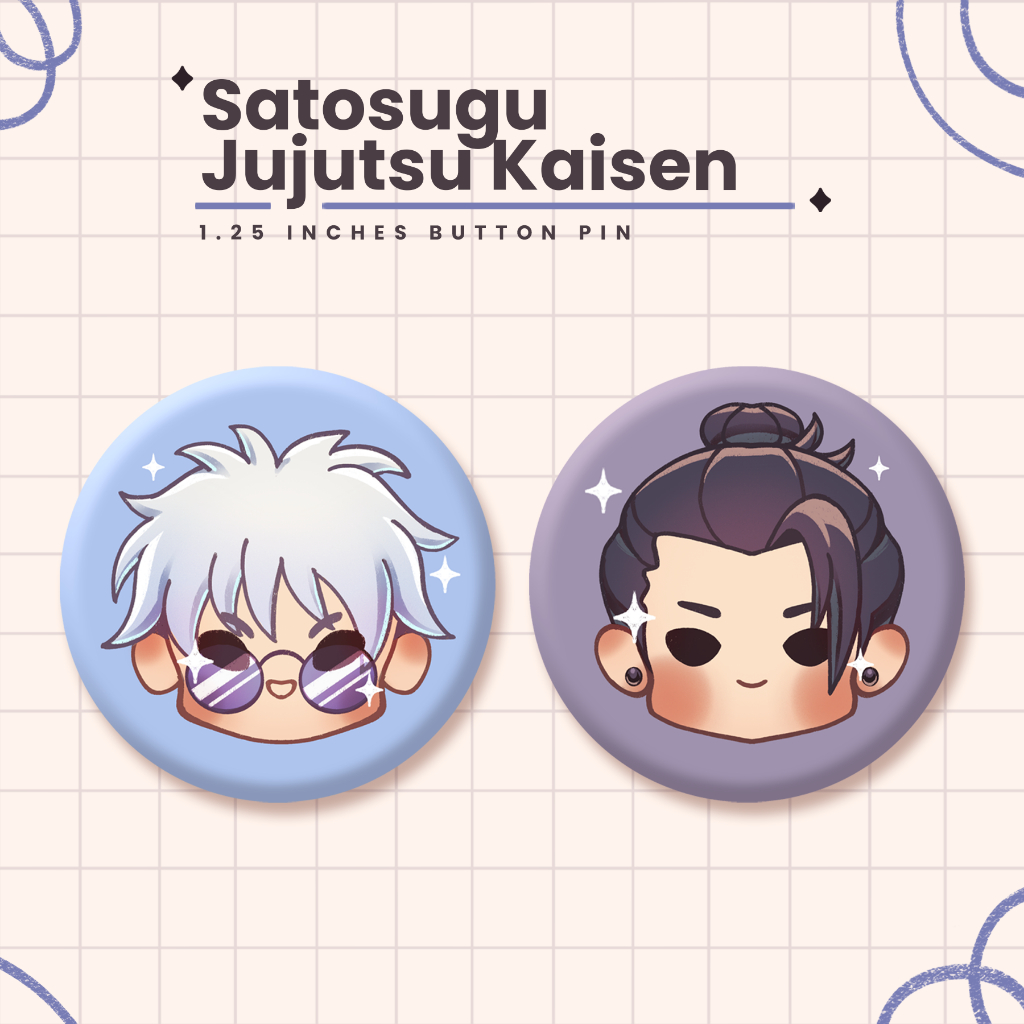 Gojo Satoru & Geto Suguru | Jujutsu Kaisen Satosugu Fanart | 1.25 ...