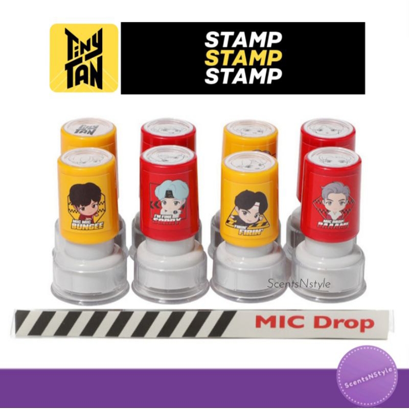 BTS TinyTan Mic Drop Stamp Set | Shopee Philippines