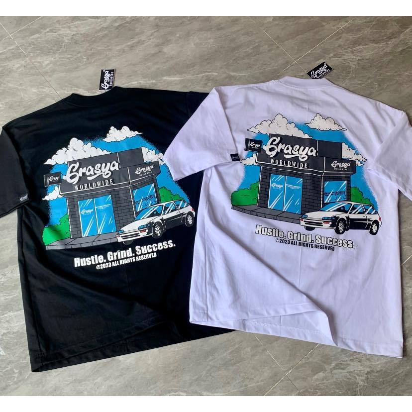 GRASYA WORLDWIDE "My Shop" original design cotton T-shirt | Shopee ...
