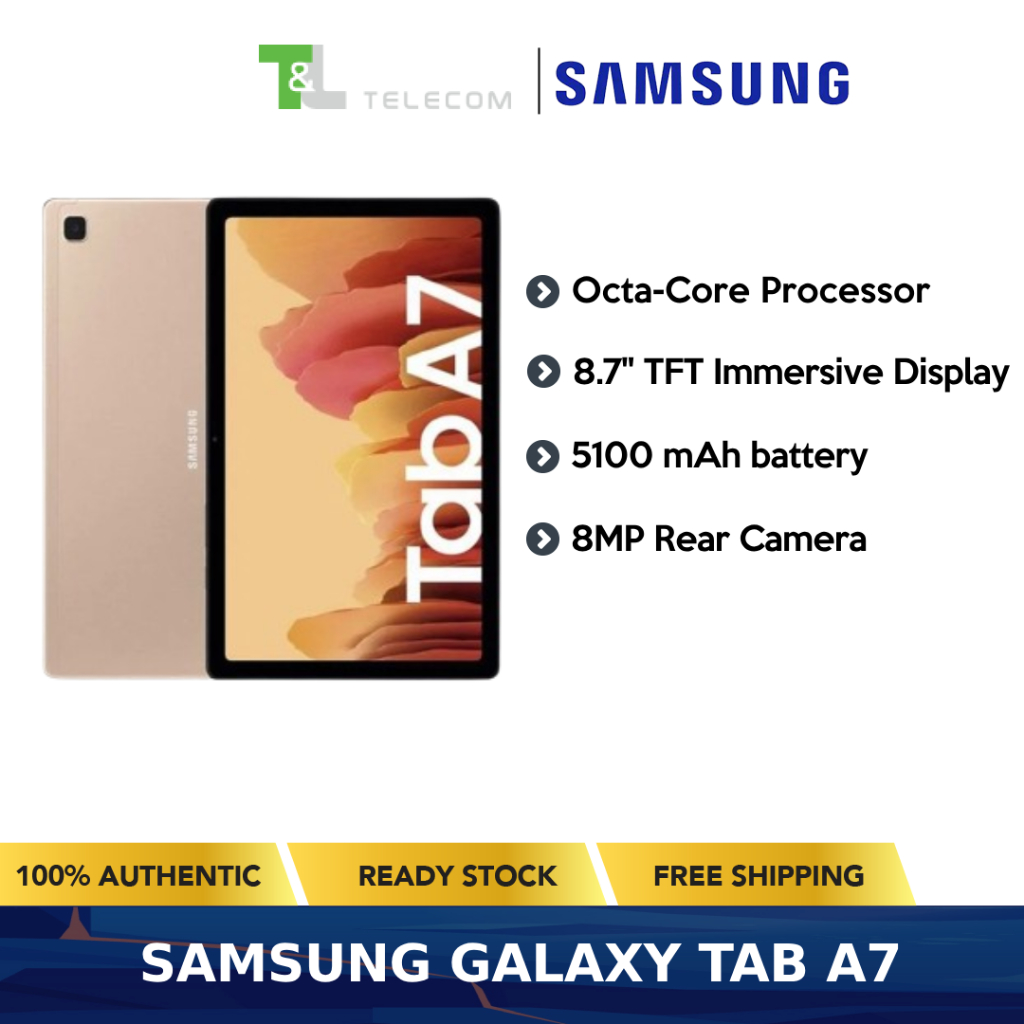 Samsung Galaxy Tab A7 T505 (WiFi+Cellular) 3GB+32GB - BRAND NEW GLOBAL VERSION || Samsung Galaxy ...