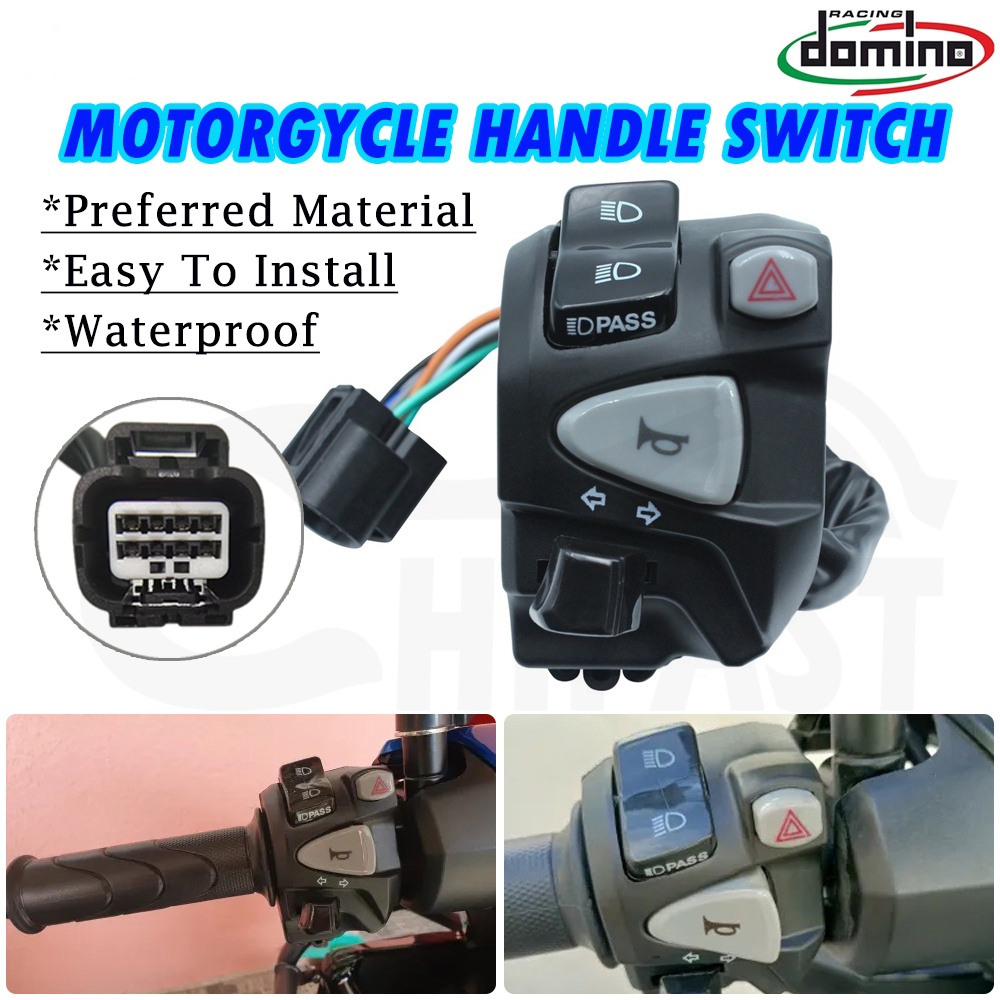 Domino Click 160 Handle Switch With Passing Light Hazzard Light Plug ...