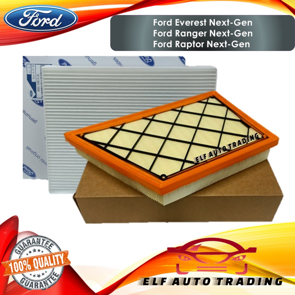 Combo Engine Air Filter and Cabin Filter Ford Ranger, Ford Everest ...