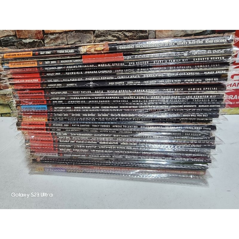 FHM Magazine Collection (Dec. 2003- Dec. 2004) | Shopee Philippines