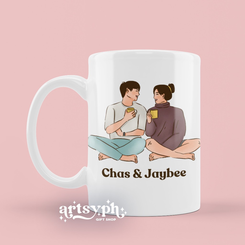 Personalized Customized Mugs - Couple Vector | Birthday Wedding Baptism ...
