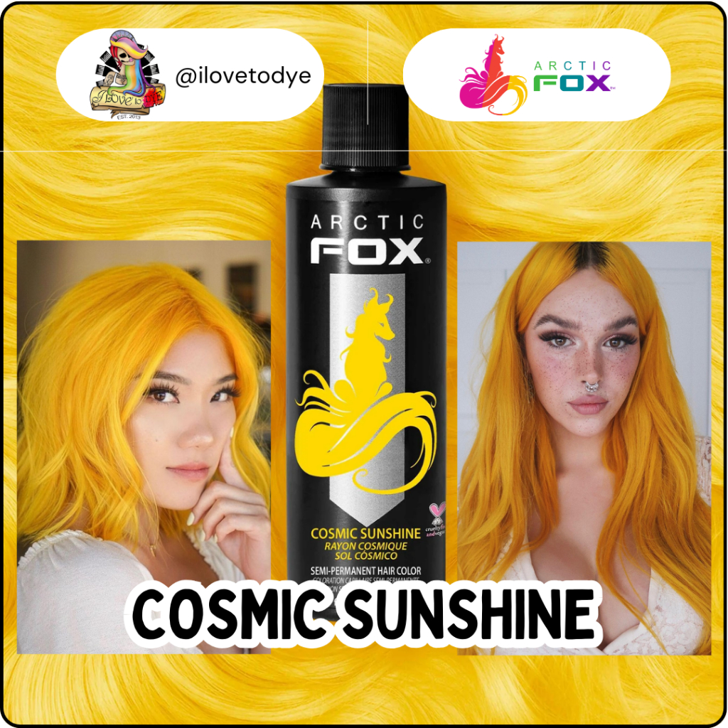 [I Love to Dye] Arctic Fox Cosmic Sunshine Semi Permanent Hair Dye ...