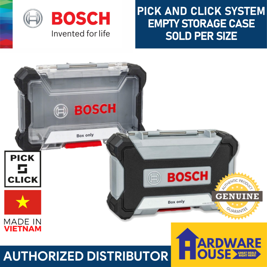 ORIGINAL BOSCH Pick and Click Storage Empty Case Medium or Large For ...