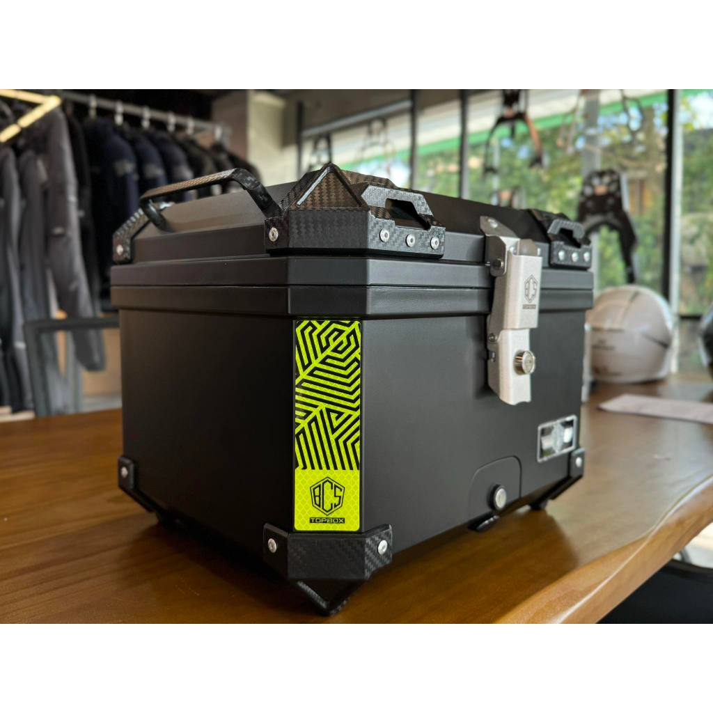 SEC Motorcycle Top Box - Hard Plastic - 45L Liters - Tokomo | Shopee ...