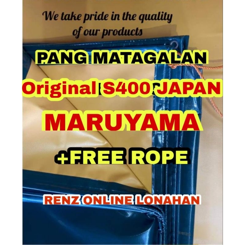 6x6 feet Original Maruyama PG FLEX S400 Heavy Duty Tolda Lona Trapal ...