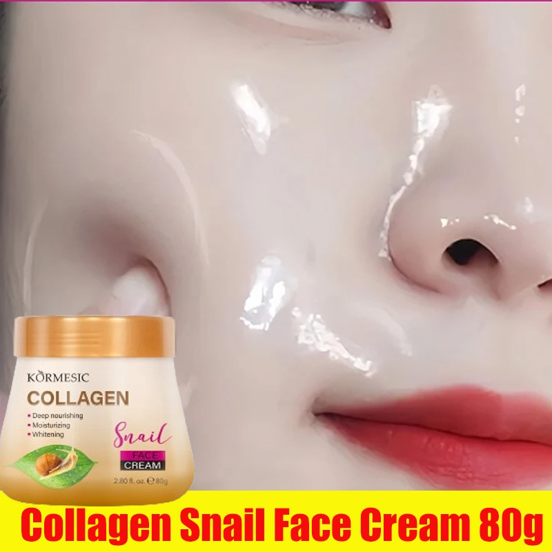 Collagen Cream Snail Face Cream Whitening Anti-aging Nourishing Skin ...