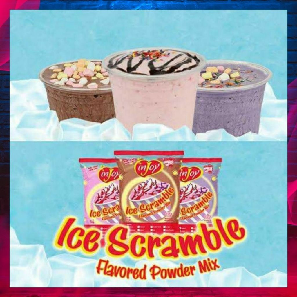 Injoy Ice Scramble Classic Ube Chocolate Iskrambol 1kilo | Shopee ...