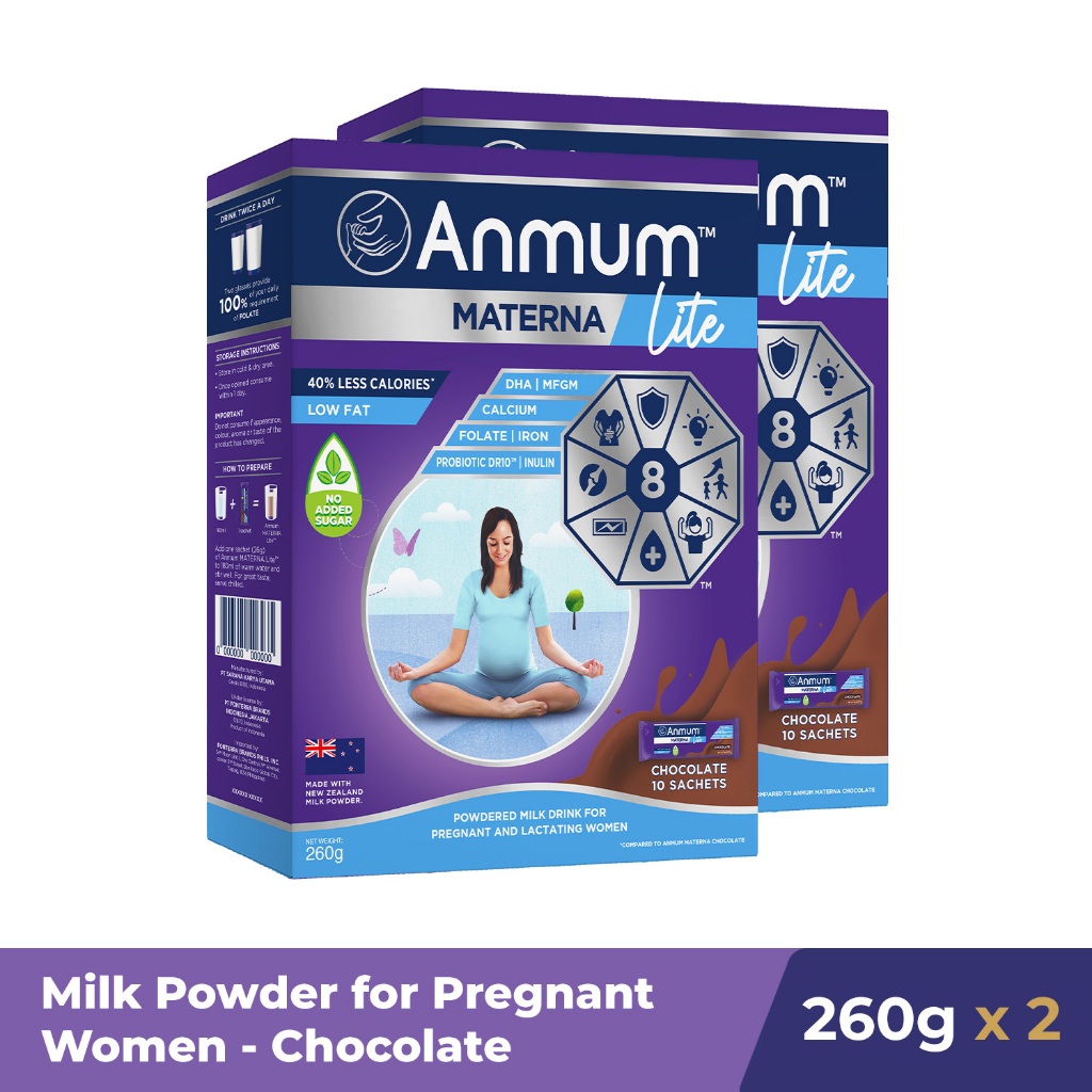 Anmum Materna Pregnancy Milk Powder Lite Choco 260g x2 | Shopee Philippines