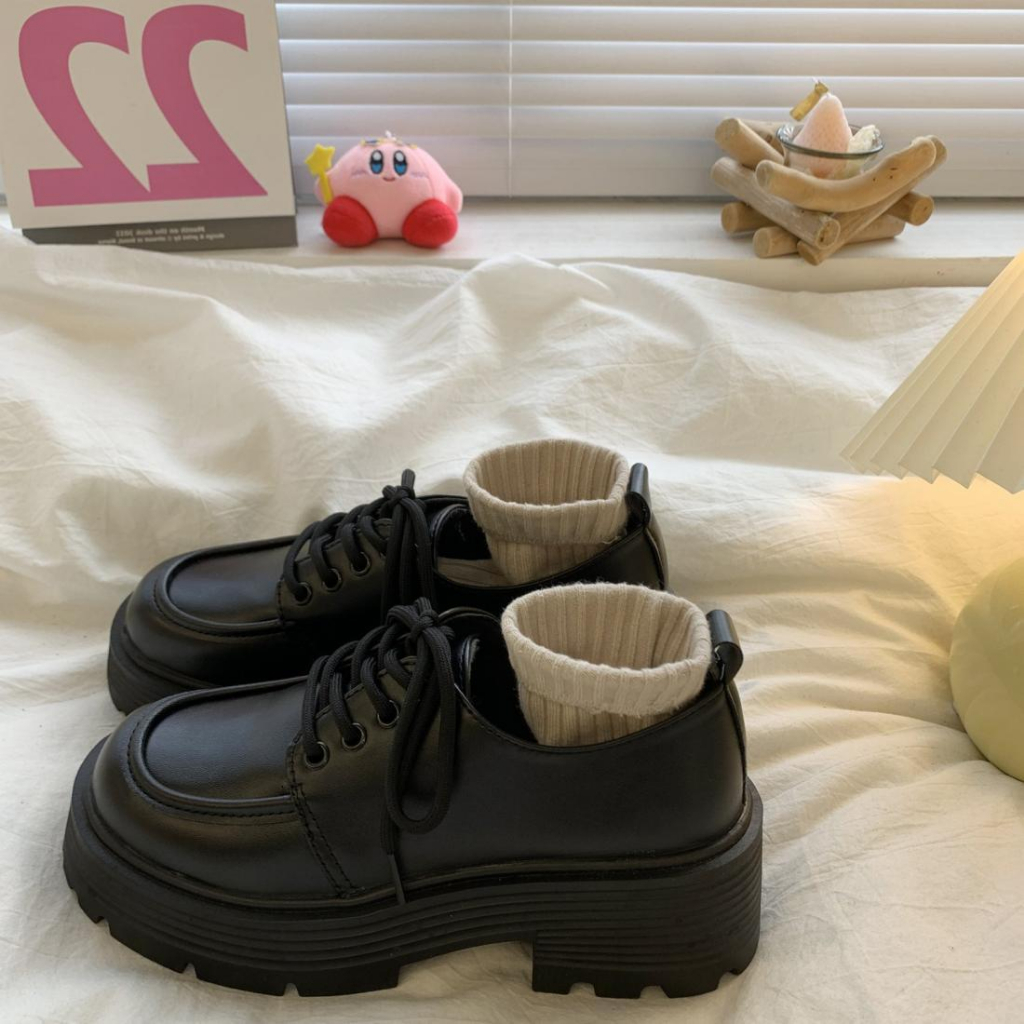 Classic work/school/Casual black SHoes WOmen Fashion Wild Style Jk ...