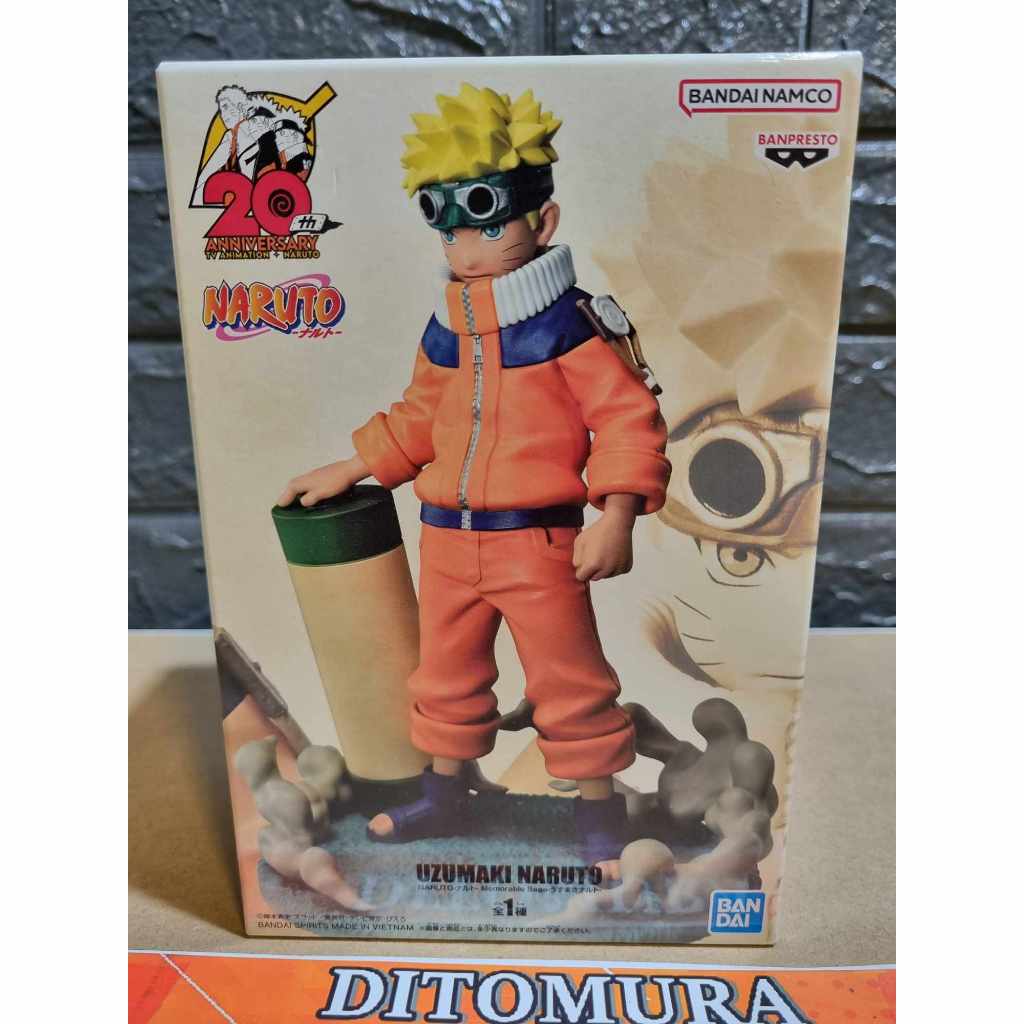 Naruto Memorable Saga 20th Anniversary Uzumaki Naruto Authentic Figure ...