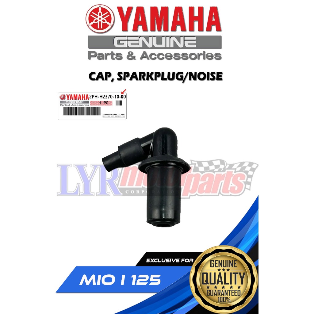 YAMAHA GENUINE SPARKPLUG CAP ASSY FOR MIO I 125, MIO GEAR ( 2PH-H2370-10-00 ) | Shopee Philippines