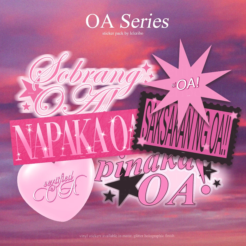 OA! Sticker Series by leleribo | Shopee Philippines