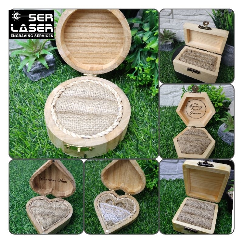 WEDDING RING BOX| Personalized Rustic Wedding & Proposal Ring Box ...