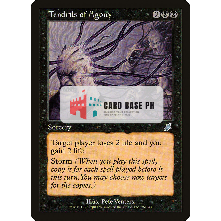 Tendrils of Agony(Lightly Played) - Magic the Gathering Trading Card ...