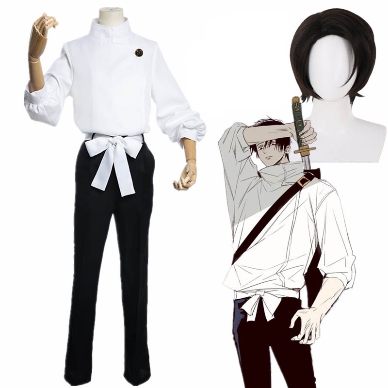 Anime Jujutsu Kaisen Cosplay Costume Yuta Okkotsu Men Women Halloween ...