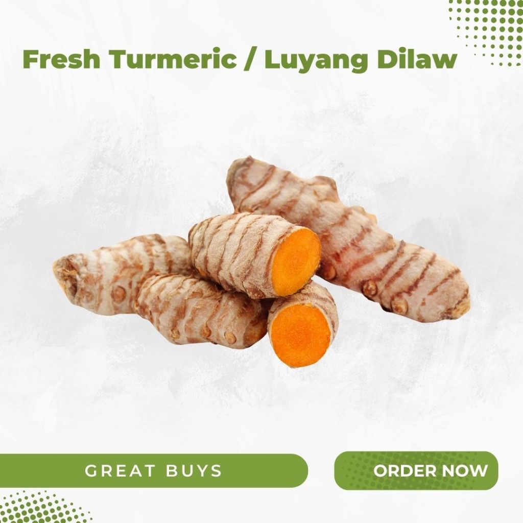 1kg Fresh Local Turmeric Luyang Dilaw | Shopee Philippines