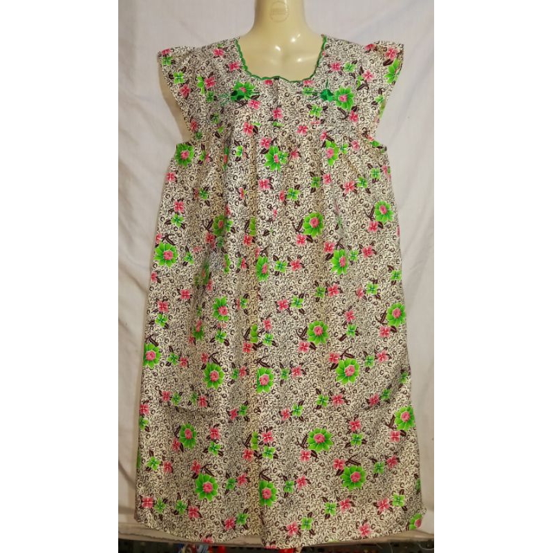 Miniflora Cotton Duster Embroidery Duster Daster Pambahay Pantulog ...