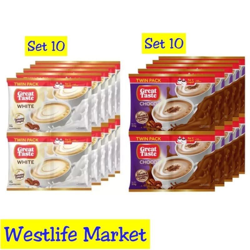 Great Taste Coffee 3 in 1 TwinPack. Set 10 | Shopee Philippines