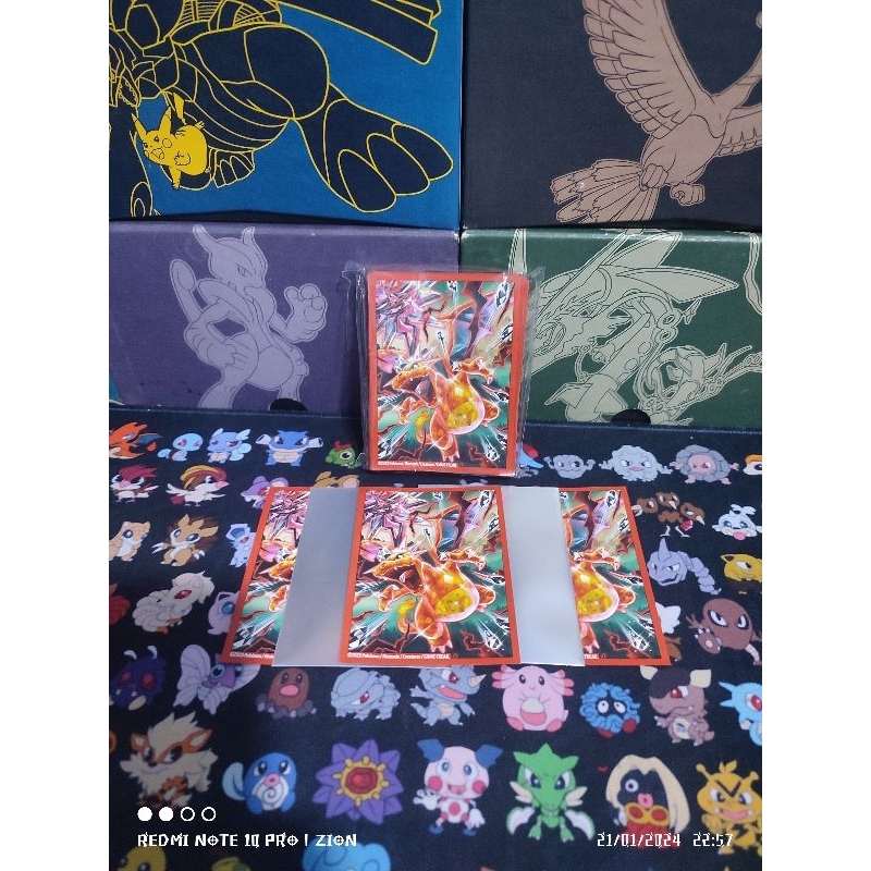 Charizard ex PCB Pokemon Card Sleeves Singles Sold per piecel | Shopee ...