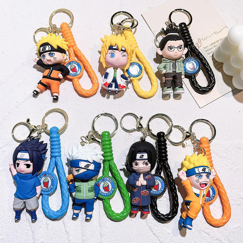 Naruto Keychain 3d PVC Rubber Anime Key Ring | Shopee Philippines
