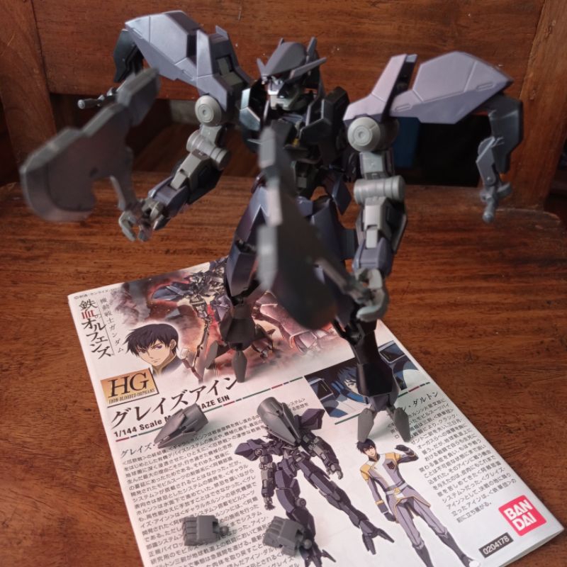 Pre Loved Bandai High Grade HG 1/144 Graze Ein Gundam mecha robot model ...