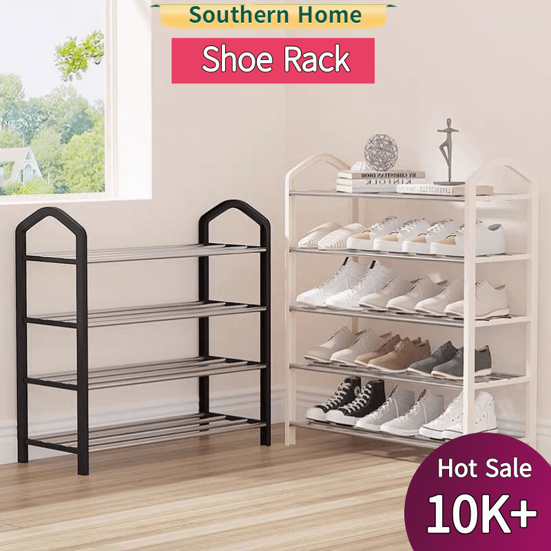 B55 COD Multi-layer shoe rack shoe stand assembly Dormitory steel tube ...