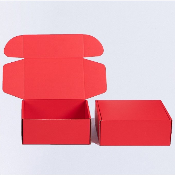 Colored Plain Carton Corrugated Box Gift Box | Shopee Philippines