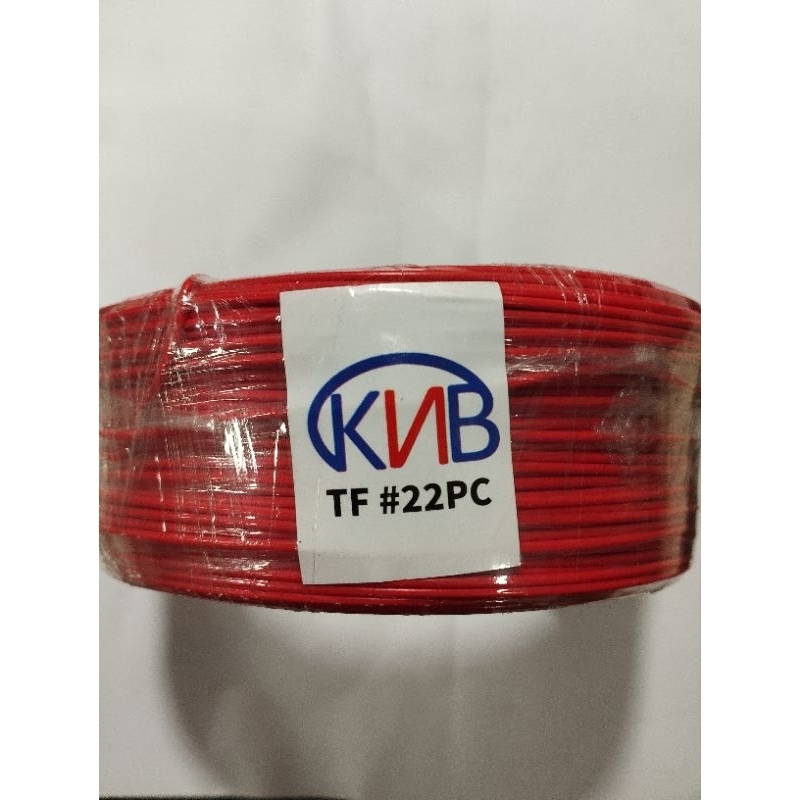 #22 TF WIRE STRANDED 100METERS PER ROLL PURE COPPER GAUGE 22 ORINAL KNB ...