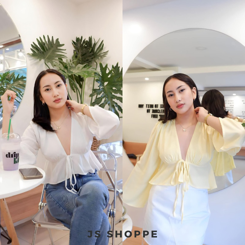 COD LETIZIA Korean-Inspired Top |13| JS’ Shoppe | Shopee Philippines