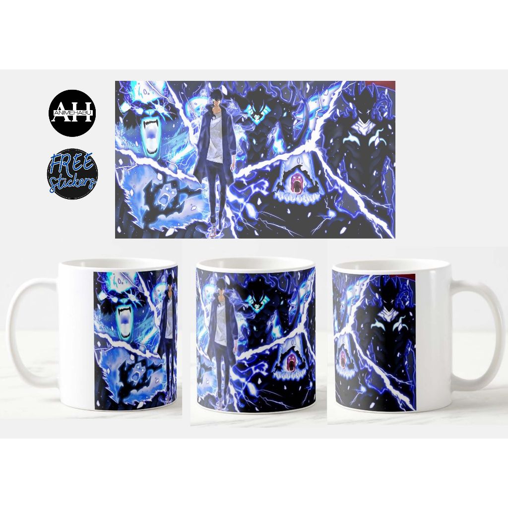Solo Leveling Sung Jin Woo Anime Premium Ceramic Coffee Mug - Vibrant ...