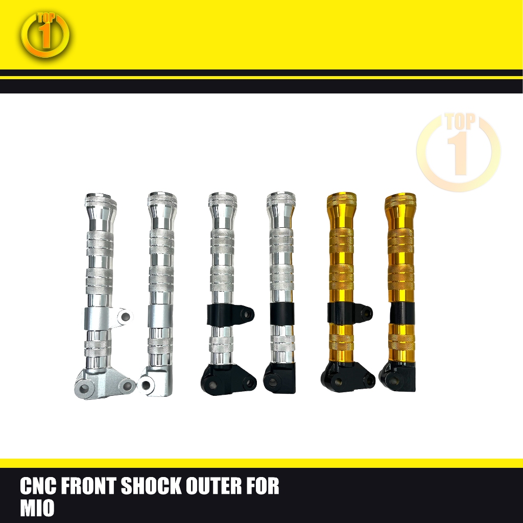 TOP1 TRC CNC Lighten Outer Tube Front Shock for Yamaha Mio Sporty ...