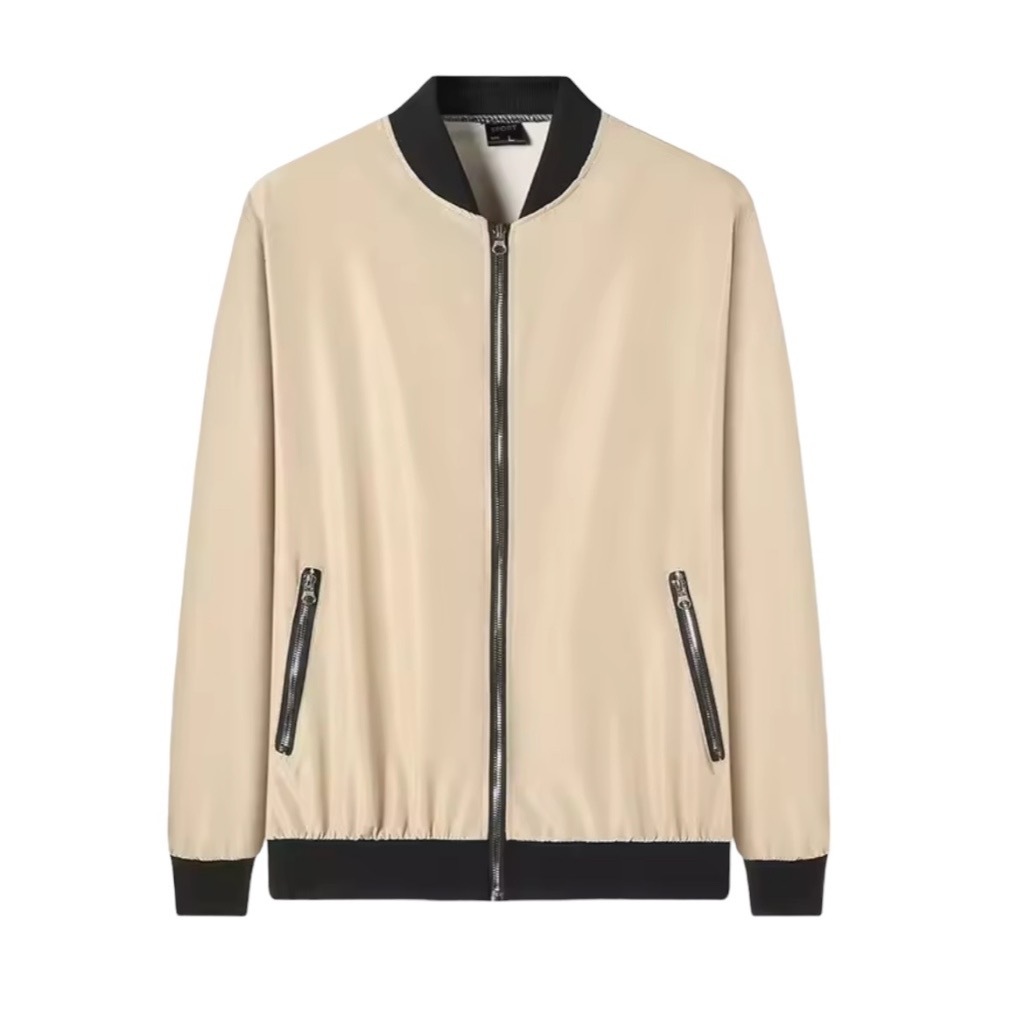 【New Original Plain Bomber Jacket】 High Quality Crew Neck Plain Jacket ...