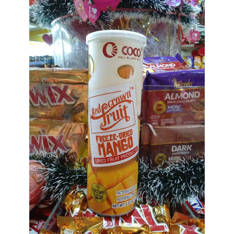 Red Crown Fruit freeze dried mango | Shopee Philippines