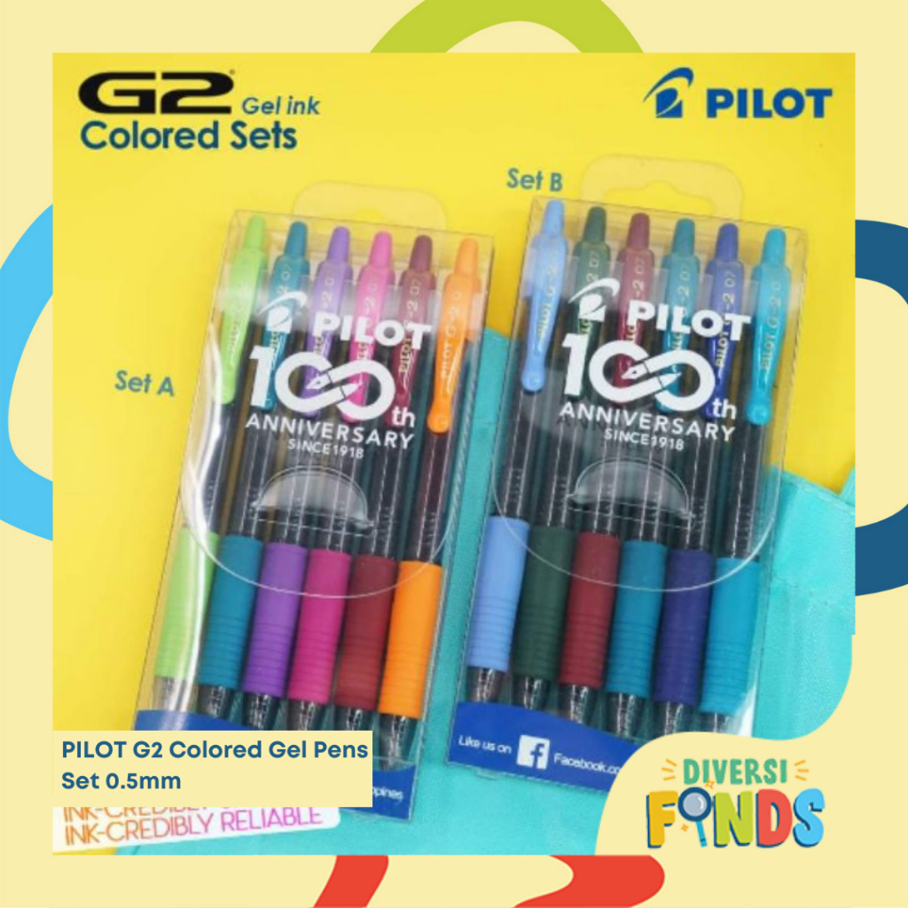 Pilot G2 Colored Gel Pens Set - 2 choices of colors | Shopee Philippines