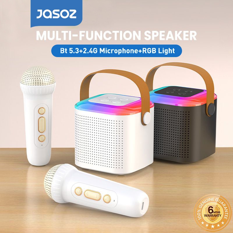 Jasoz JM18 Mini Bluetooth Wireless Karaoke Speaker With Microphone ...