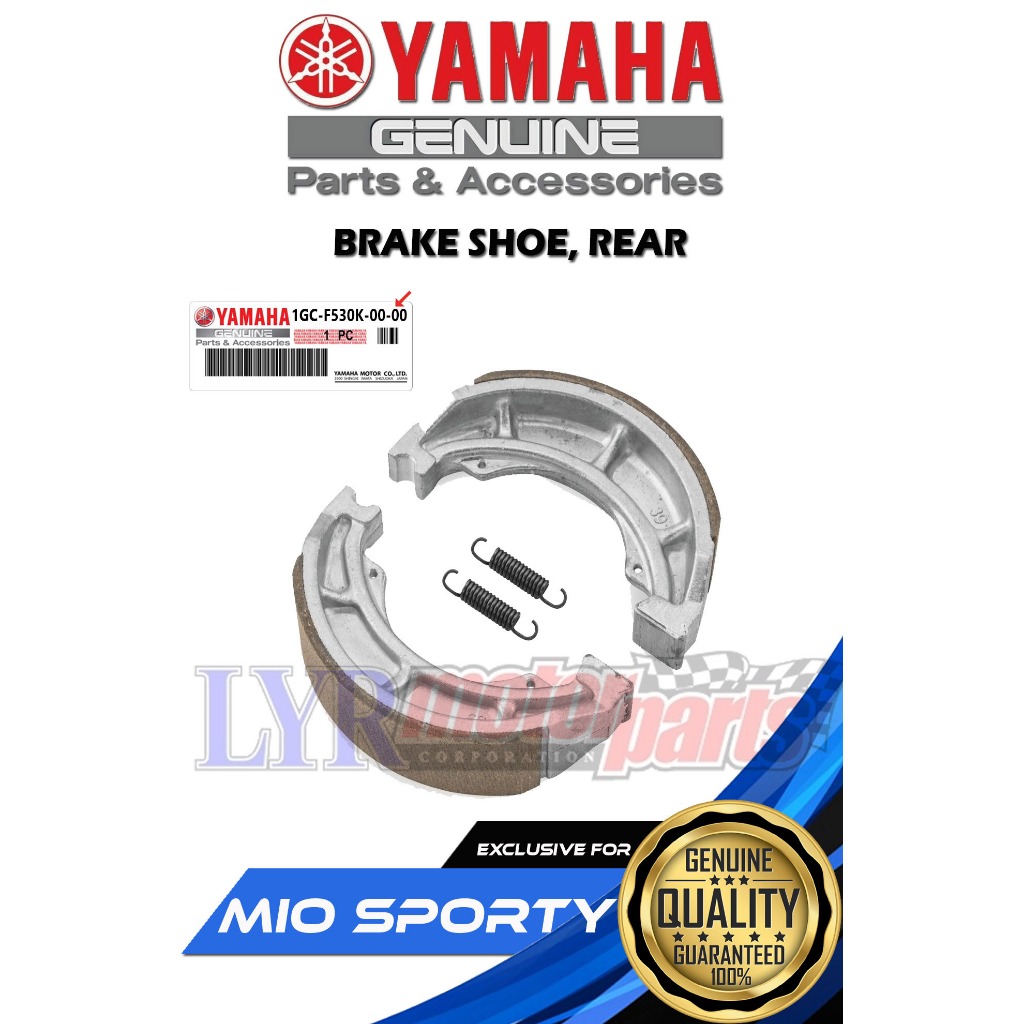 YAMAHA GENUINE BRAKE SHOE FOR MIO 115 SPORTY ( 1GC-F530K-00-00 ...