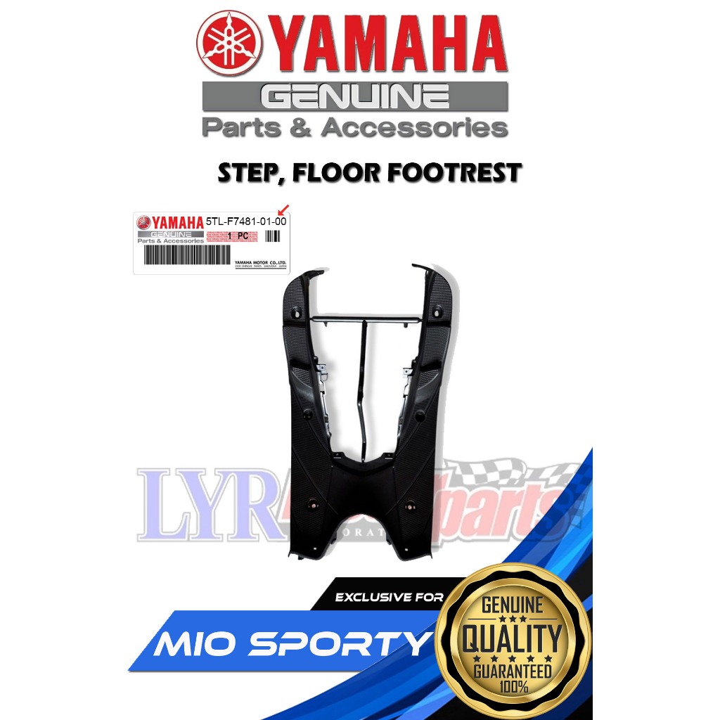 YAMAHA GENUINE STEP, FLOOR FOOTREST / FOOT BOARD, MIO 115 SPORTY ( 5TL ...