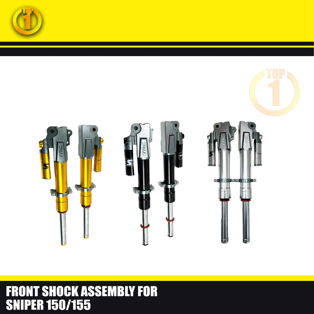TOP1 TRC Full CNC Front Shock Assembly for SNIPER 150/155 / LC 150 ...
