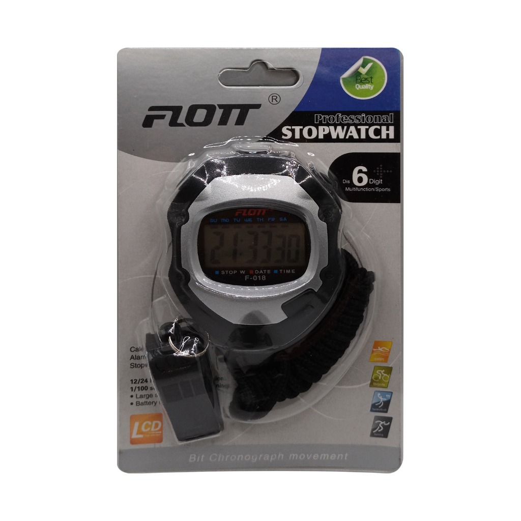 Flott Professional Stopwatch with whistle (Best Quality) | Shopee ...