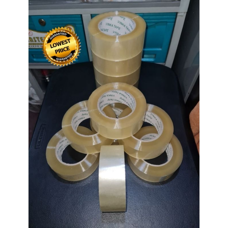 PACKAGING TAPE 200 meters 2 inches CLEAR Matibay | Shopee Philippines